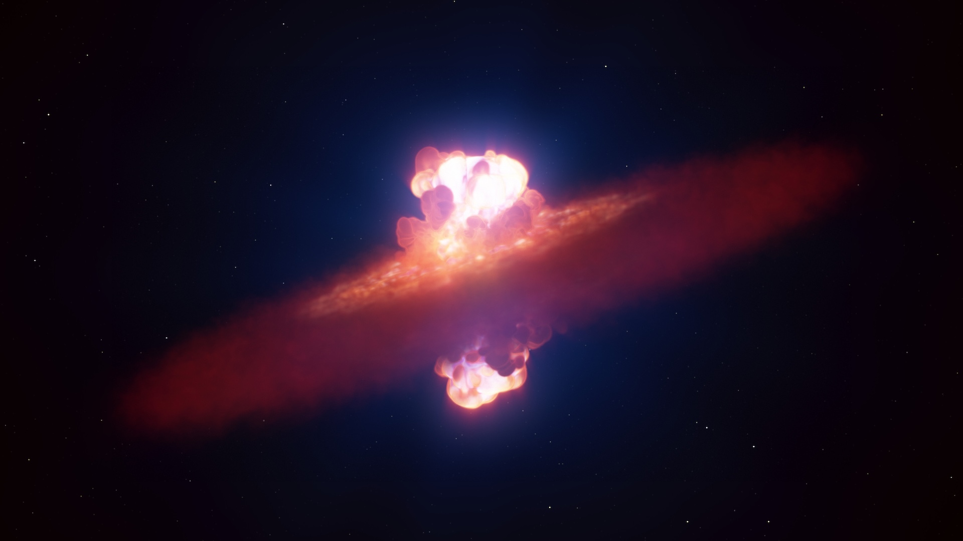 Astronomers reveal unique shape of a dying star for the first time