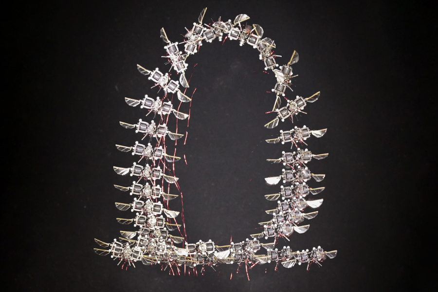 Insect-like flying bot completes rapid somersaults and sharp turns