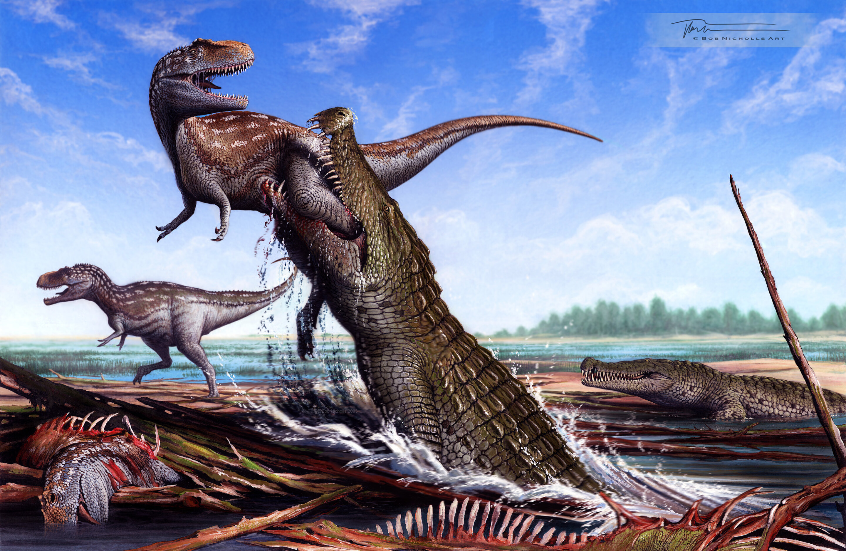 US museum unveils first accurate replica of dinosaur-killer crocodile