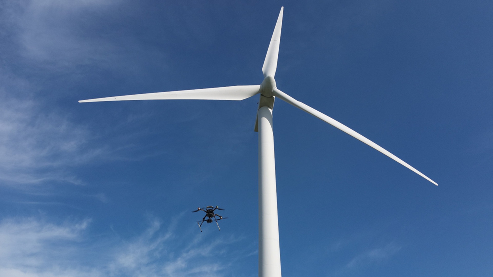 World’s first: Drones inspect offshore wind turbines while spinning
