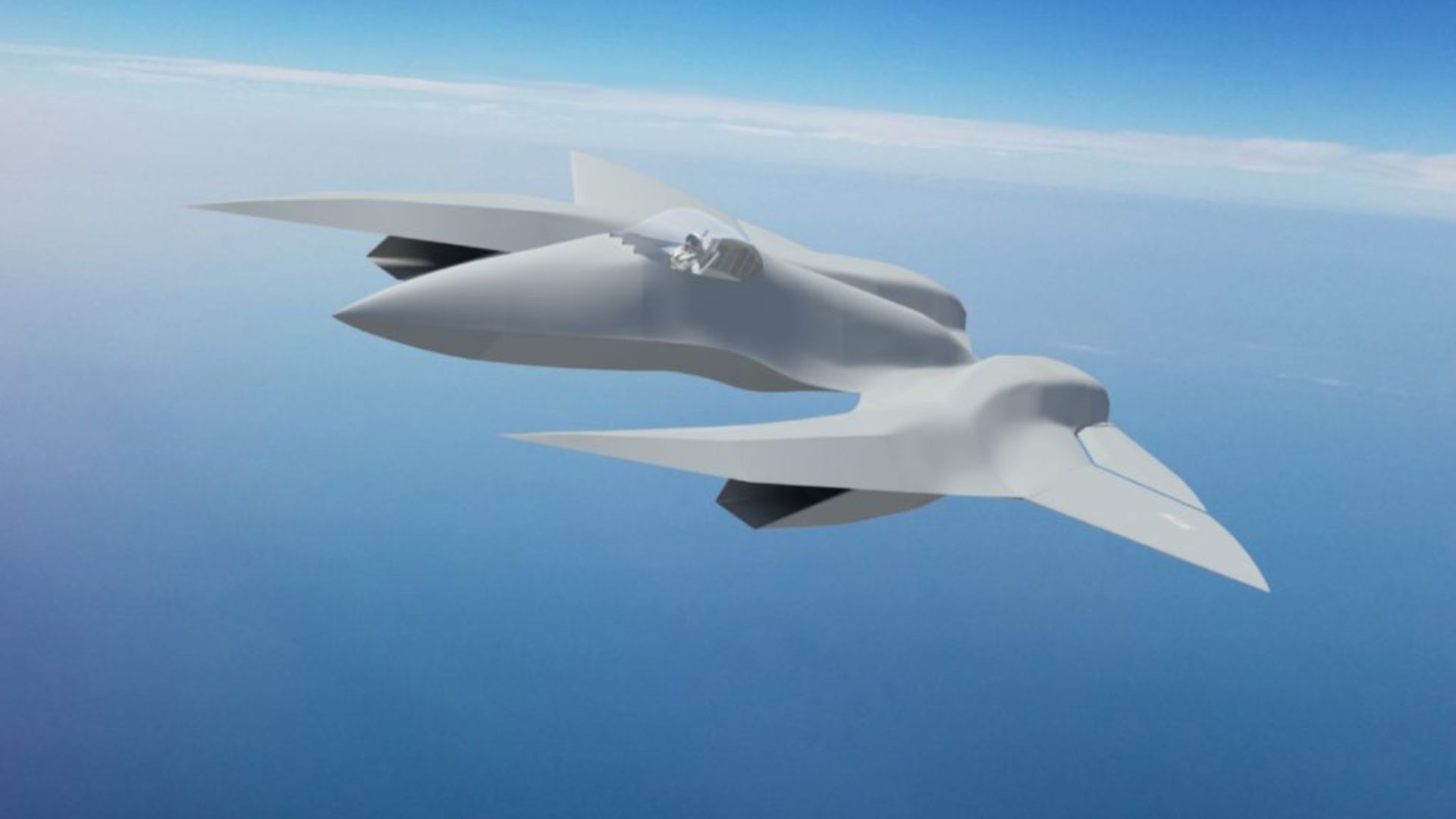 US firm pitches radical triple-body fighter concept for Navy program