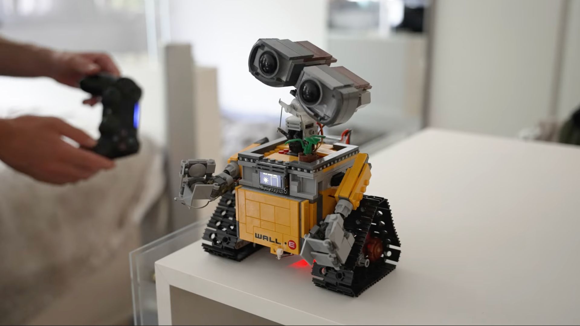 YouTuber turns LEGO WALL-E into real, expressive robot with PS4 controls