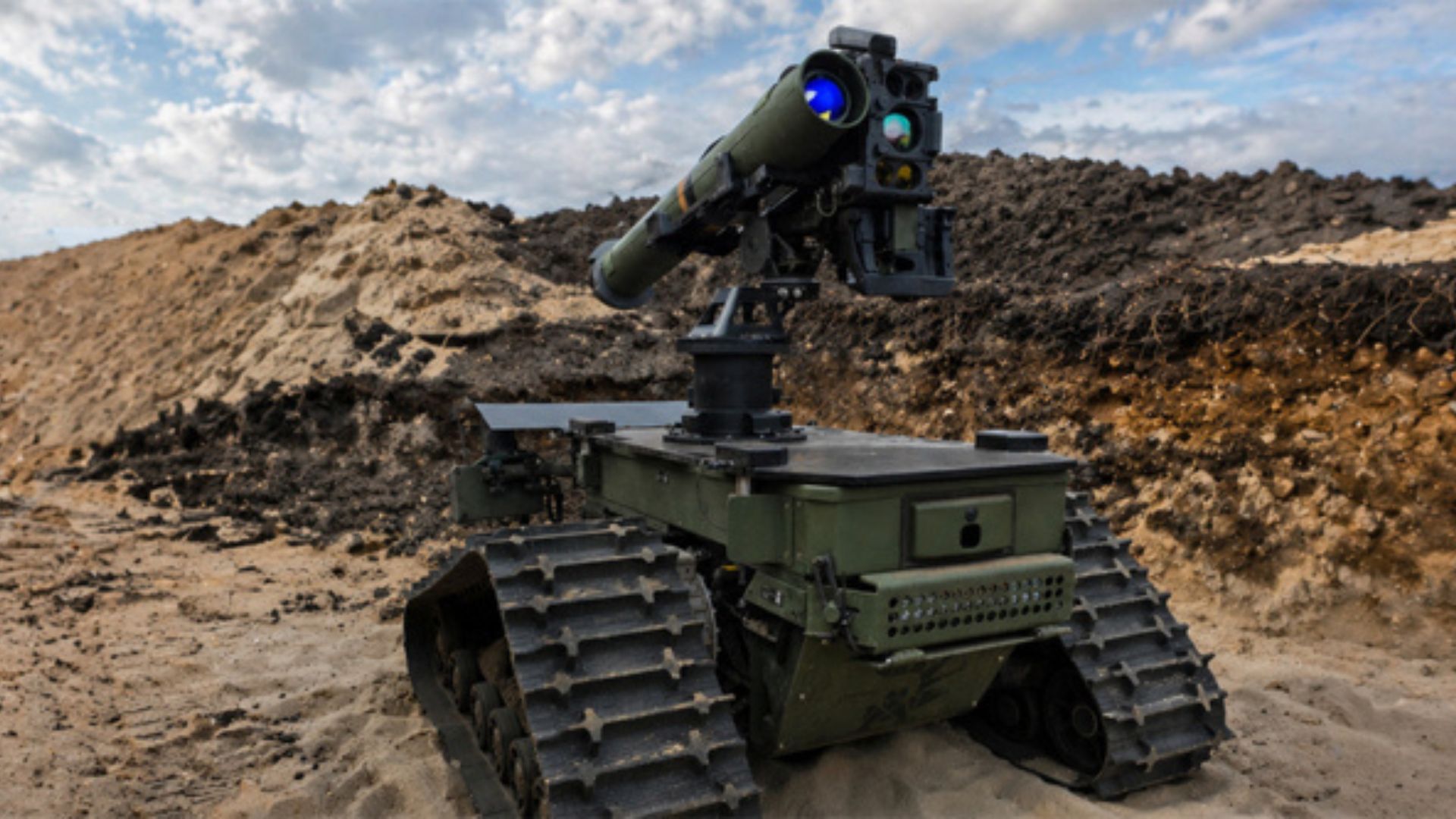 Germany unveils combat robot for 3.4-mile anti-tank missile strikes