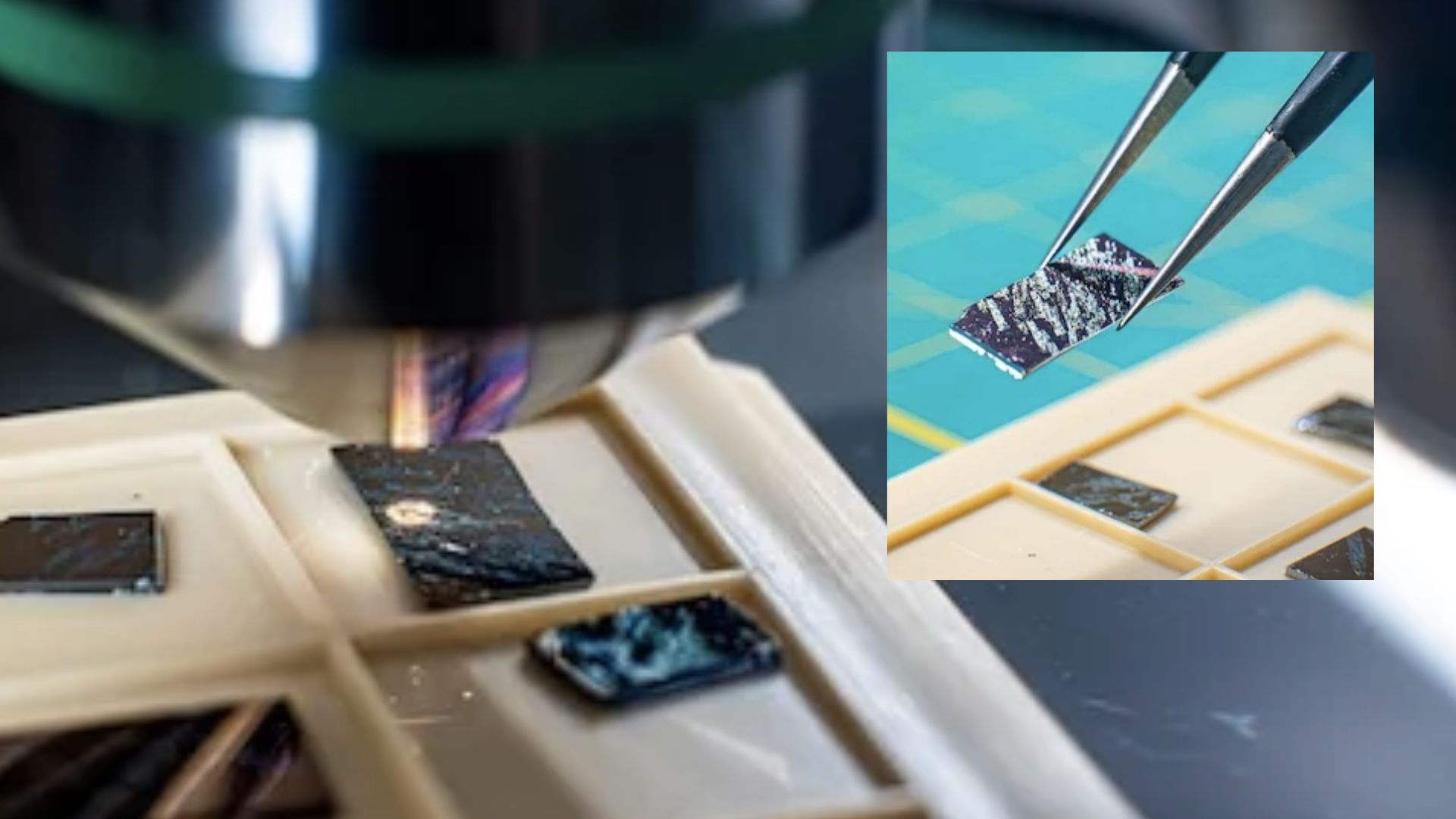 New method creates nanoscale patterns on chip materials at room temperature