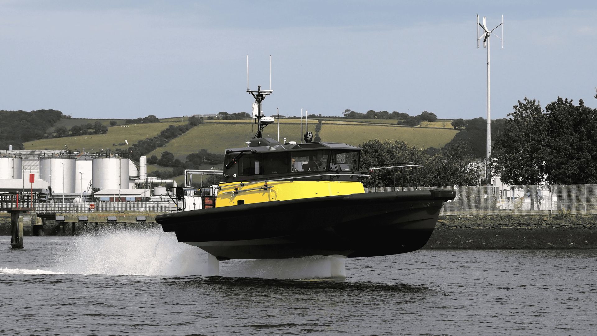 World’s first 100% electric hydrofoil pilot boat begins trials to cut ...
